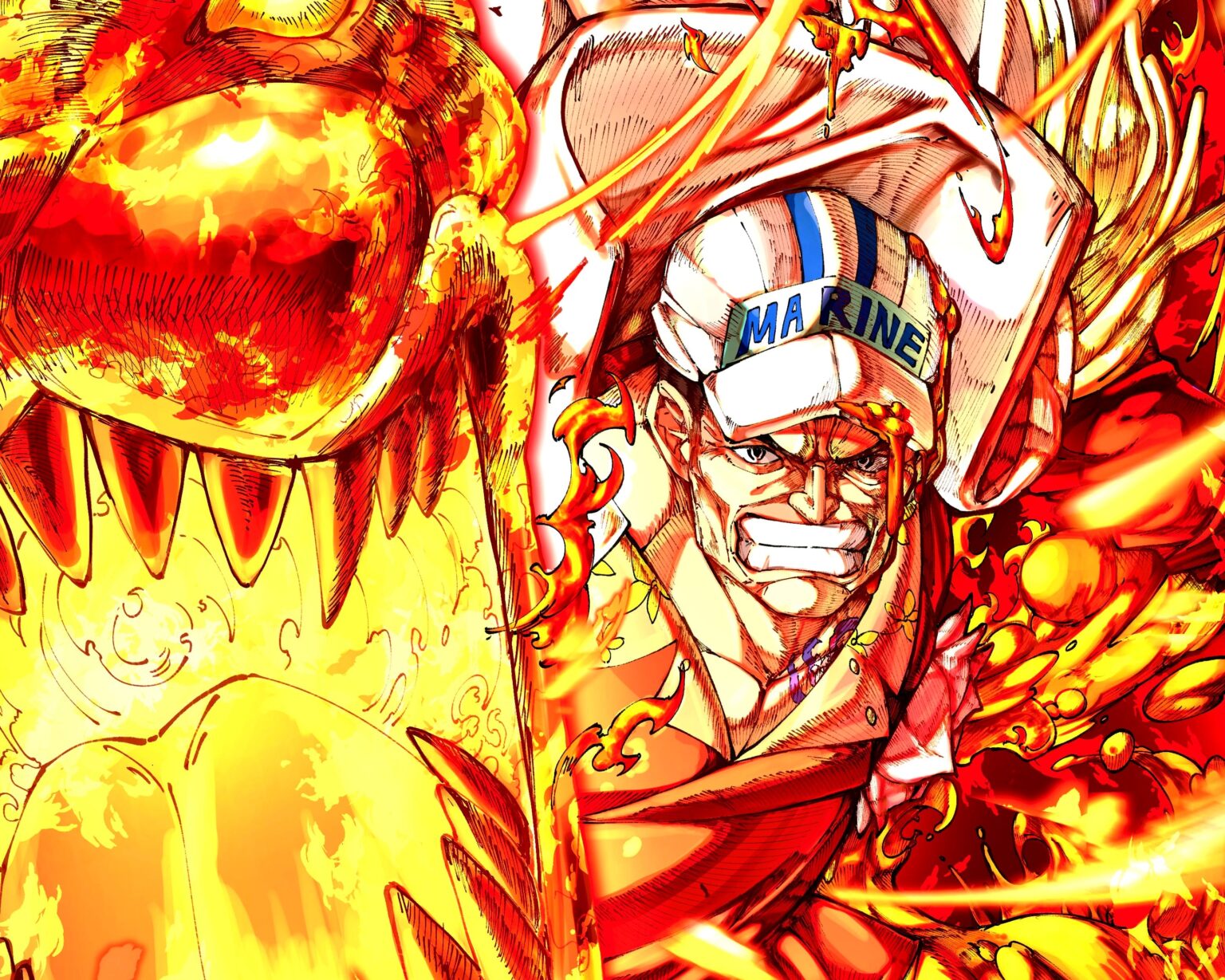 Le Pouvoir Ultime : Sakazuki, le Bras Droit du Mal | One Piece - Manga city